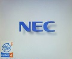 パソコンユーザのつぶやき: NEC LOGO BIOS
